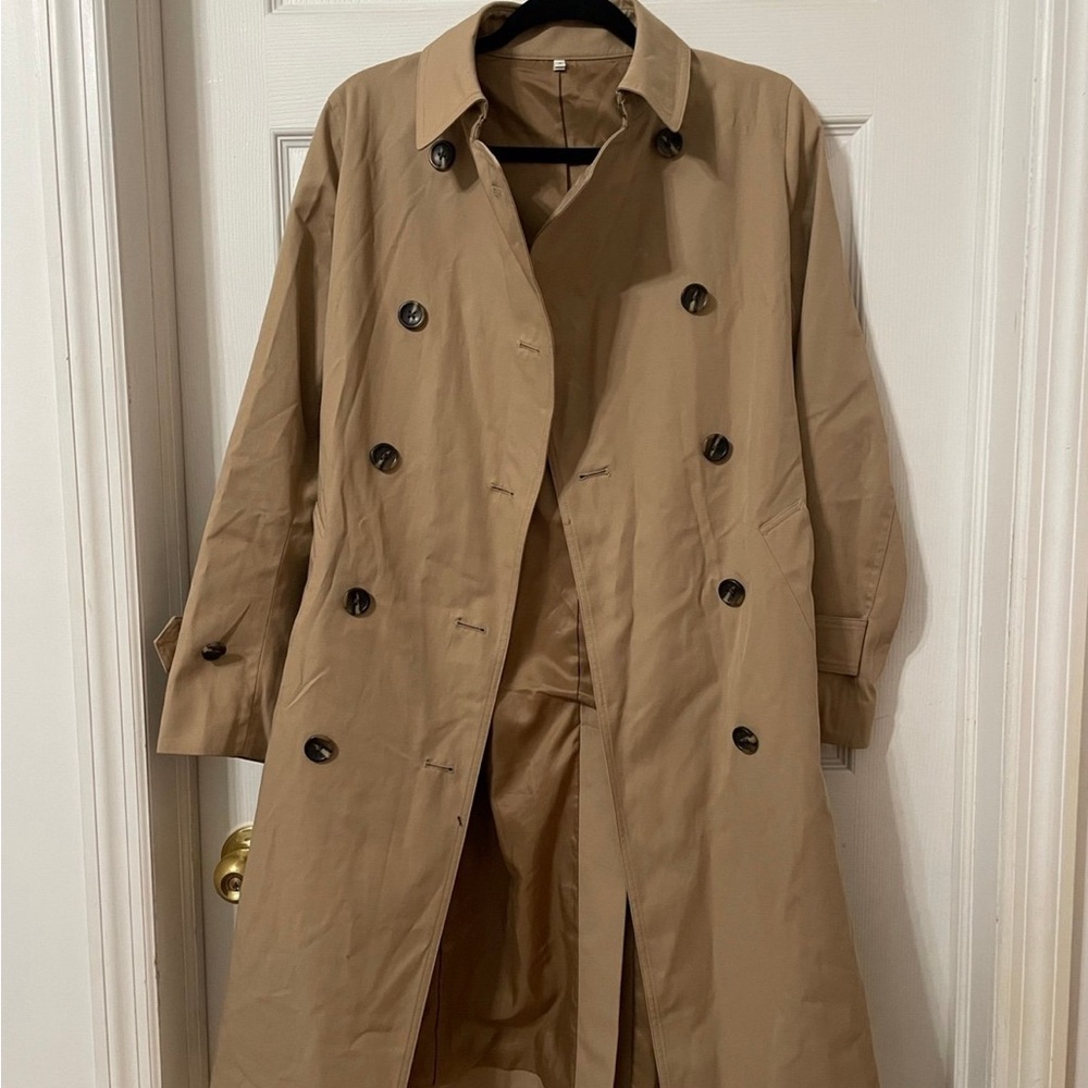 Muji Basic Water Resistant Trench Coat - Gem